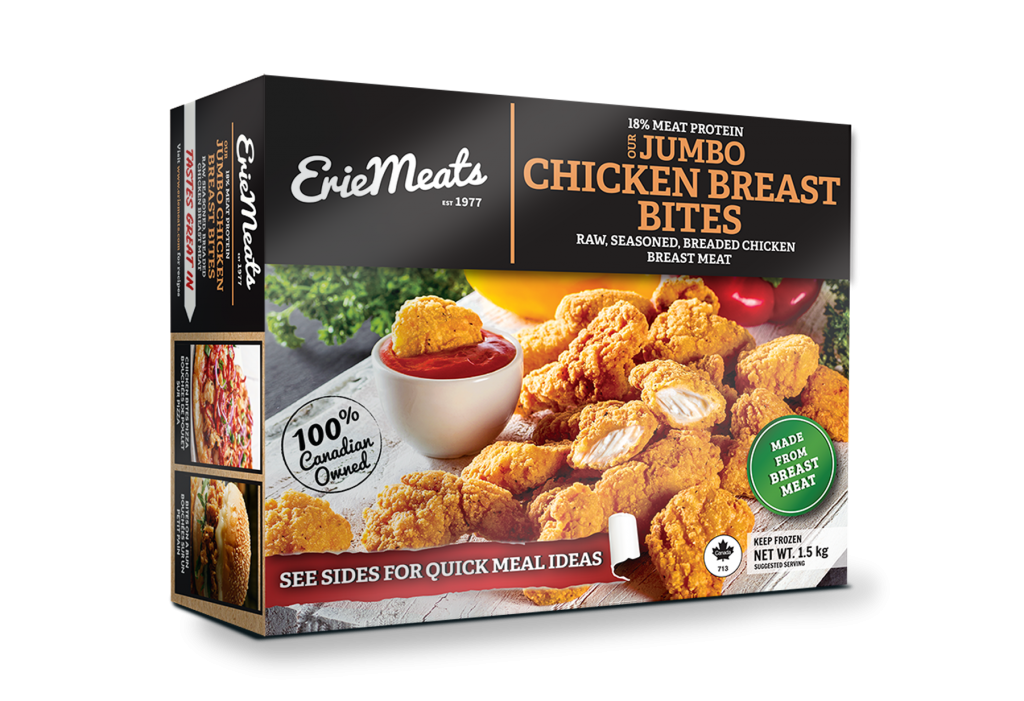 Jumbo Chicken Breast Bites - Erie Meats